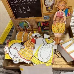 Whitman | Toys | Vintage The Ginghams Paper Doll Playset Lot Boxes ...